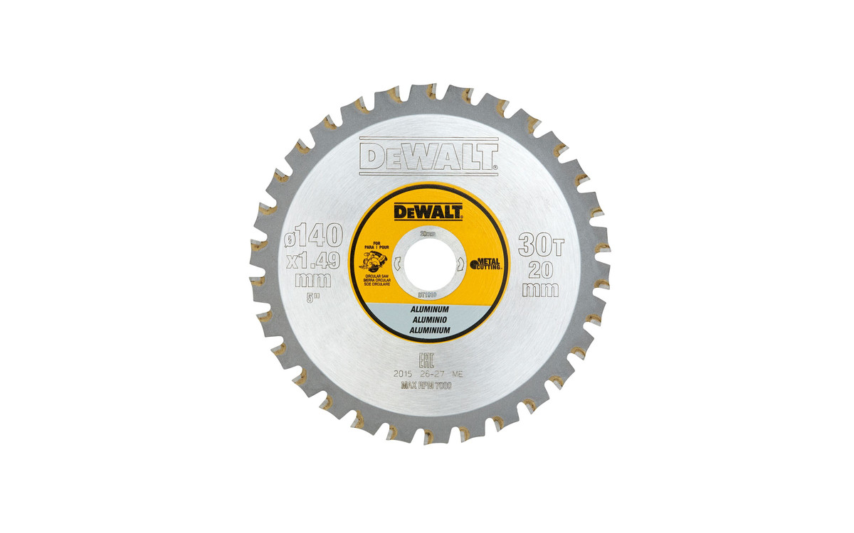 DEWALT DT1910-QZ 140 x 20 30T ALU