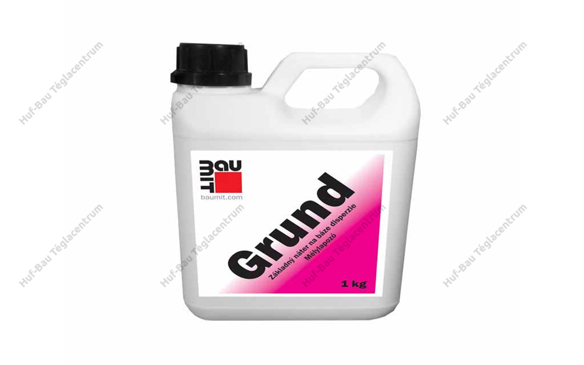 BAUMIT Grund Mélyalapozó 1kg - Hufbau Téglacentrum - Pécs - Építőanyag ...