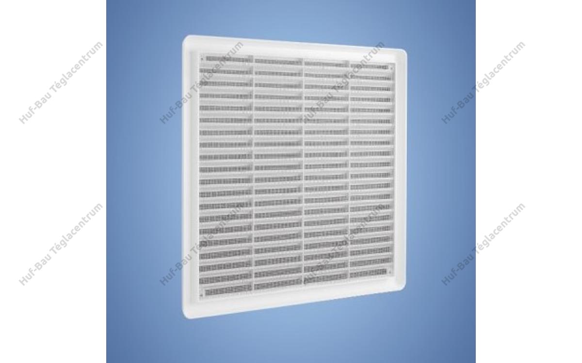 HACO szellőzőrács takaró fehér műanyag hálós - VM 150x150 KB