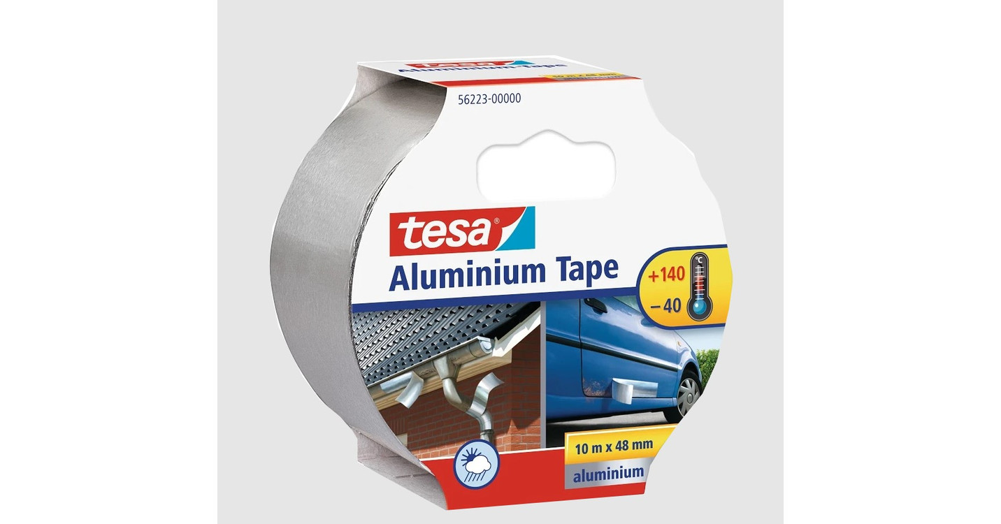 TESA ALU Tape Universal 50m x 50mm matt ezüst