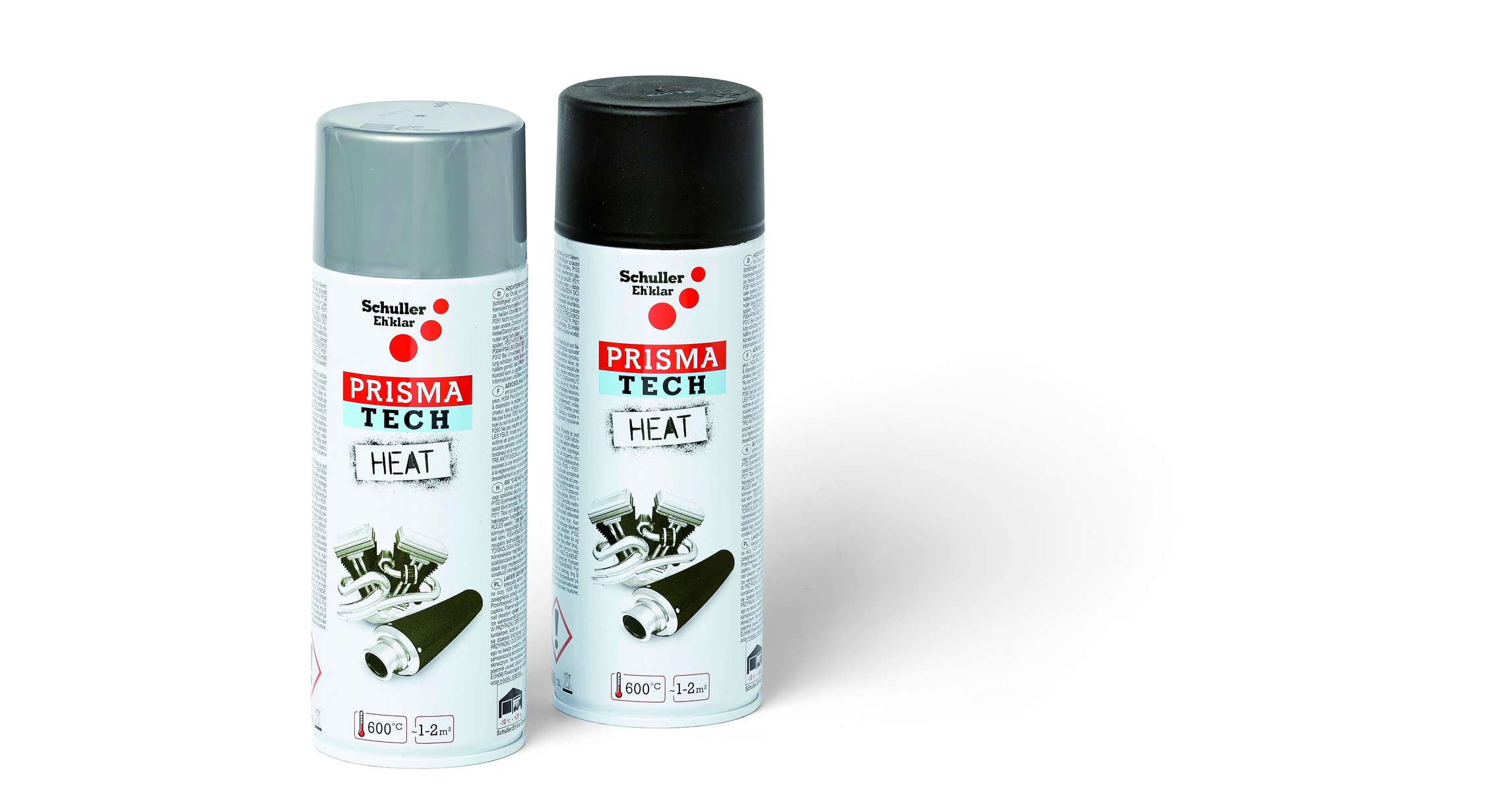 Schuller Prisma Tech Heat hőálló festékspray ezüst - 400 ml