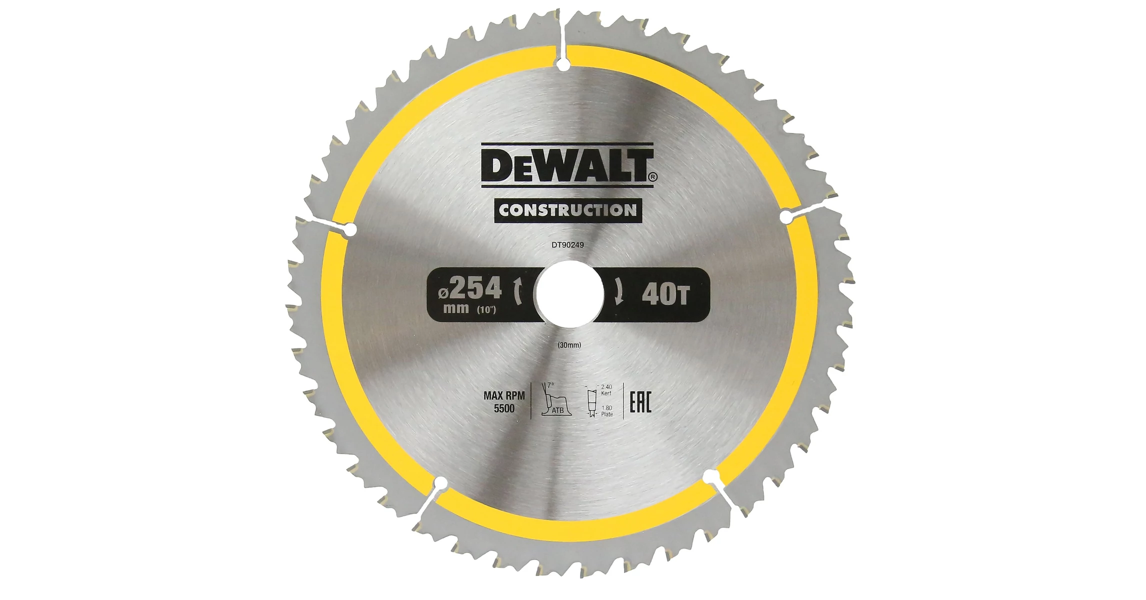 DEWALT DT90249-QZ 254 mm-es körfűrészlap - T40 fogas
