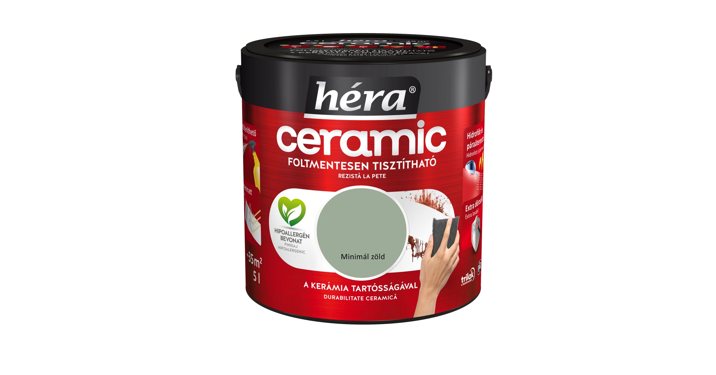 TRILAK Héra Ceramic - Minimál zöld 5L