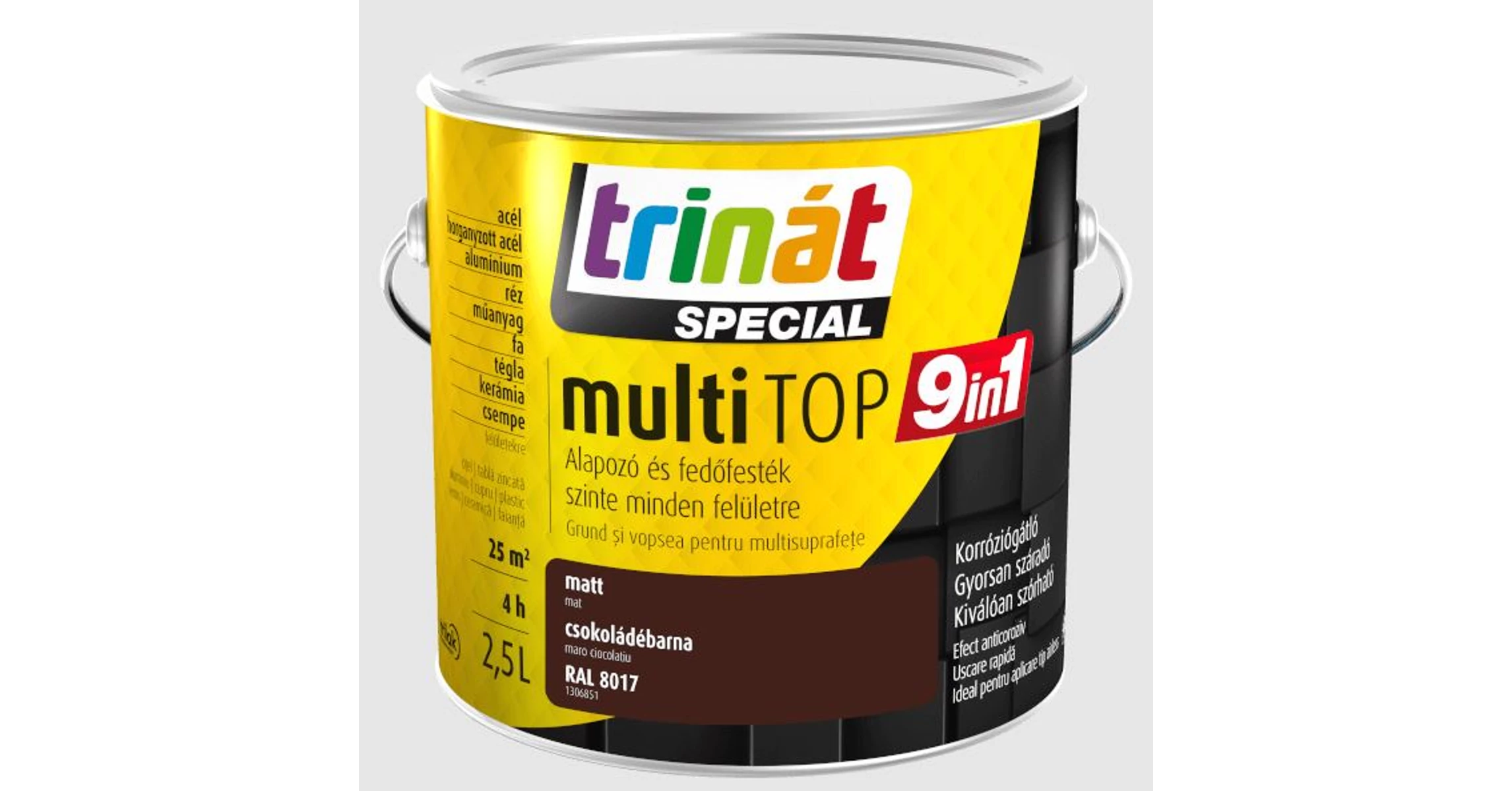 TRILAK Trinát Special multiTOP 9in1 csokoládébarna - 2.5 L