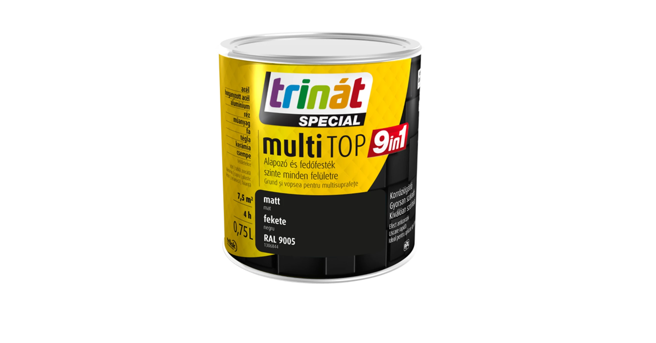 TRILAK Trinát Special multiTOP 9in1 fekete 0,75l