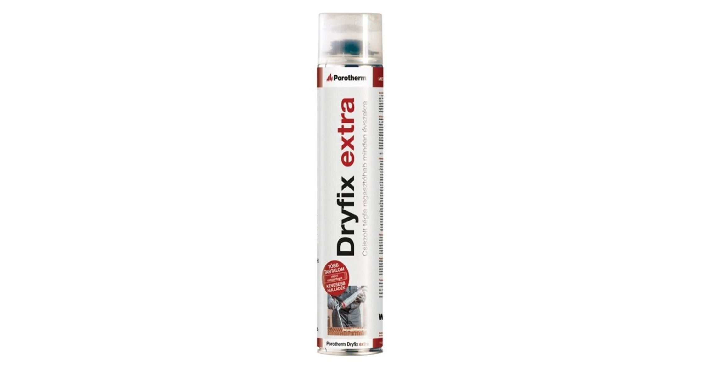 Porotherm Rapid Dryfix extra ragasztóhab. Bruttó: /db