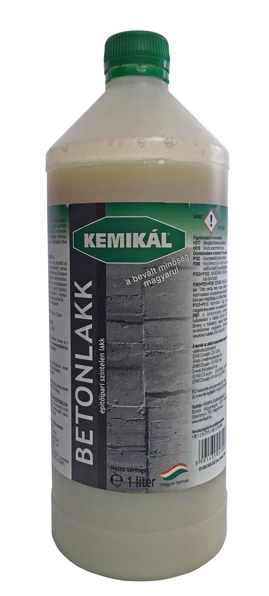 KEMIKÁL Betonlakk 1 L-es kiszerelésben. Bruttó: 5.590 Ft